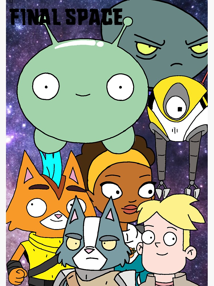 "Final Space" Sticker by BronwynNatasha | Redbubble