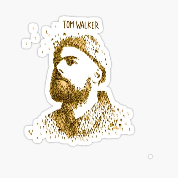 "tom walker best favorite logo" Sticker for Sale by oliverstvrr | Redbubble