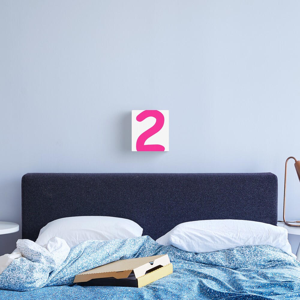 "Pink Number 2 Two Funny Birthday Gift" Sticker for Sale by Shariss ...