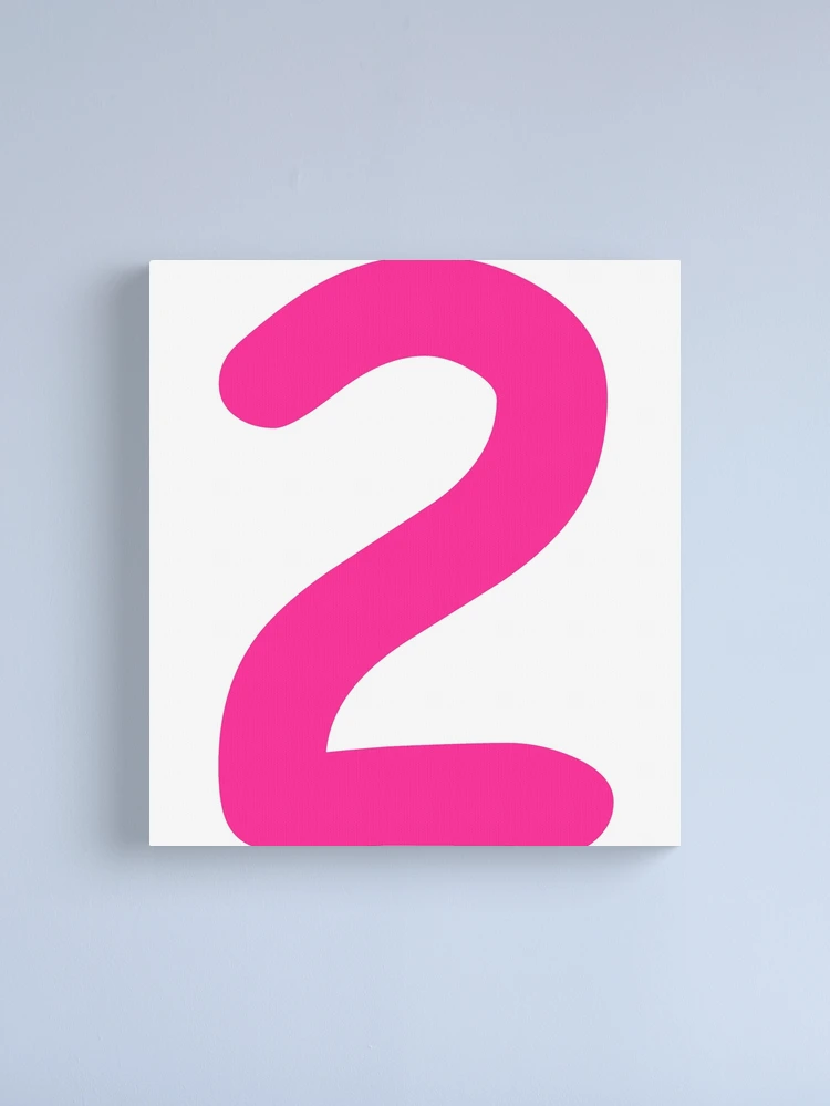 Pink Uimhir 2 Clipart