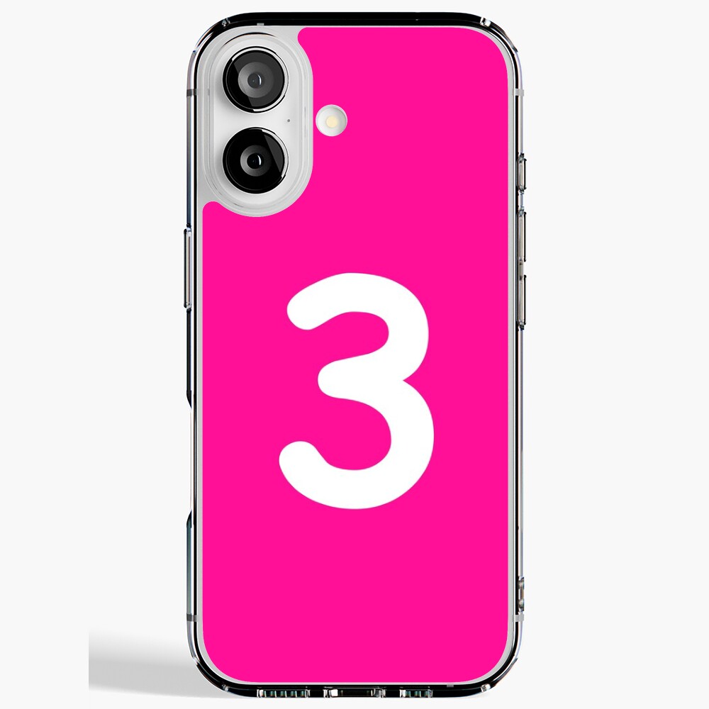 "Pink Number 3 Three Funny Birthday Gift" Poster for Sale by Shariss ...