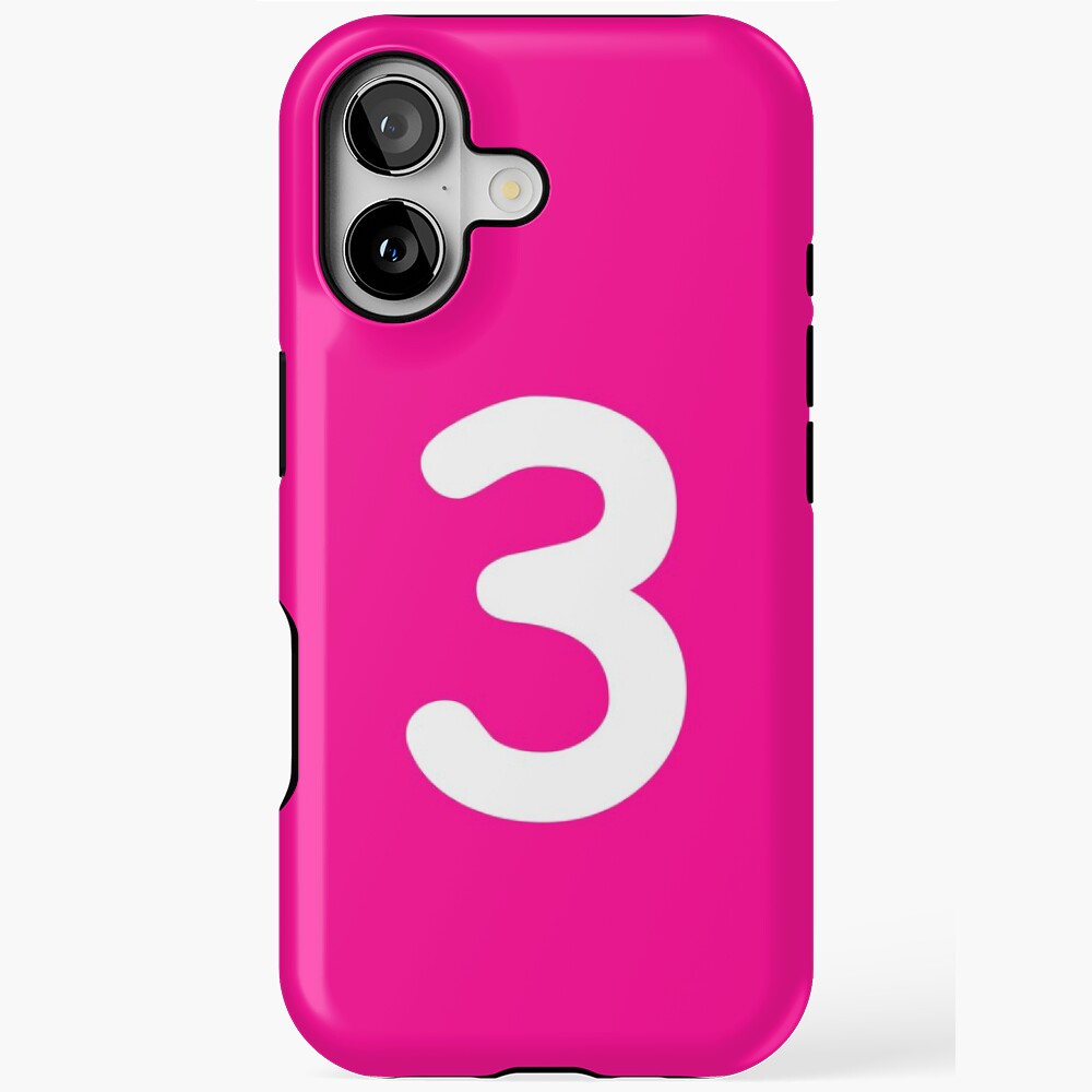 "Pink Number 3 Three Funny Birthday Gift" Poster for Sale by Shariss ...