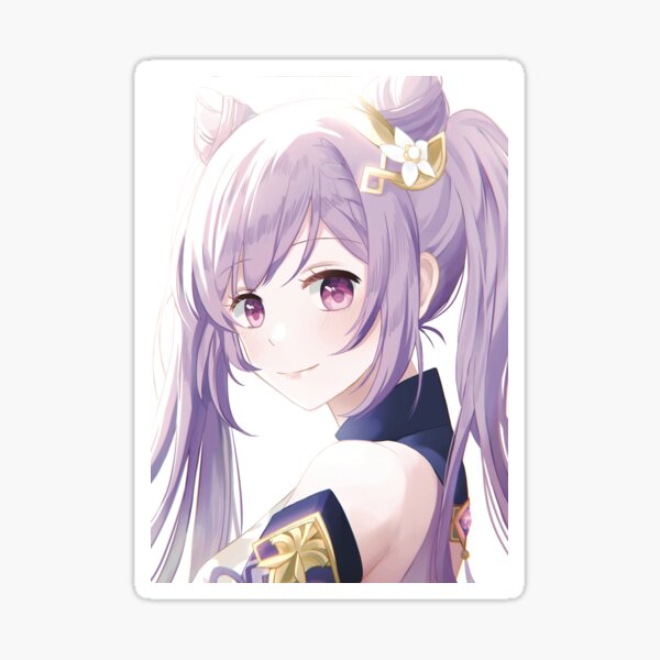 "Genshin Impact Keqing" Sticker for Sale by jerrieart | Redbubble