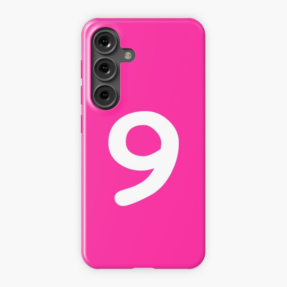 "Pink Number 9 Nine Funny Birthday Gift" Sticker for Sale by Shariss ...