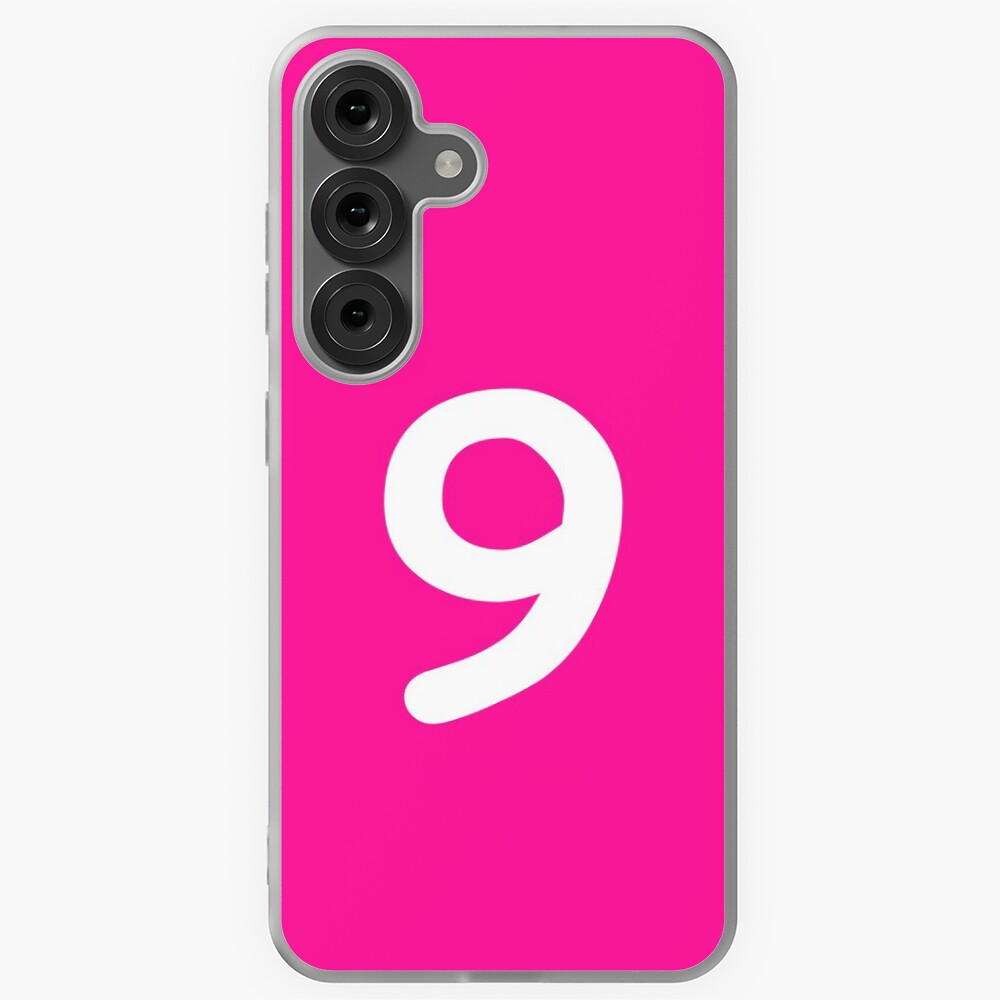 "Pink Number 9 Nine Funny Birthday Gift" Sticker for Sale by Shariss ...