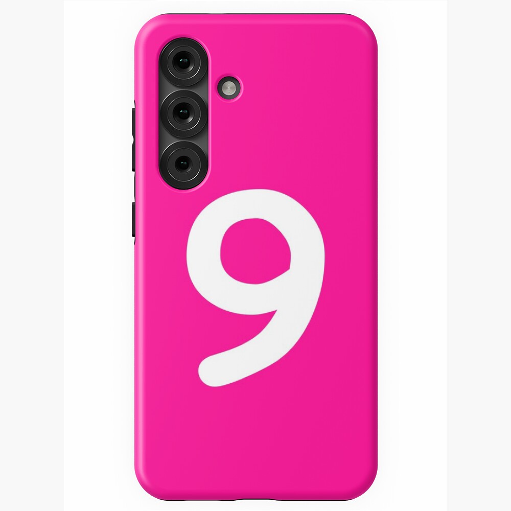 "Pink Number 9 Nine Funny Birthday Gift" Sticker for Sale by Shariss ...