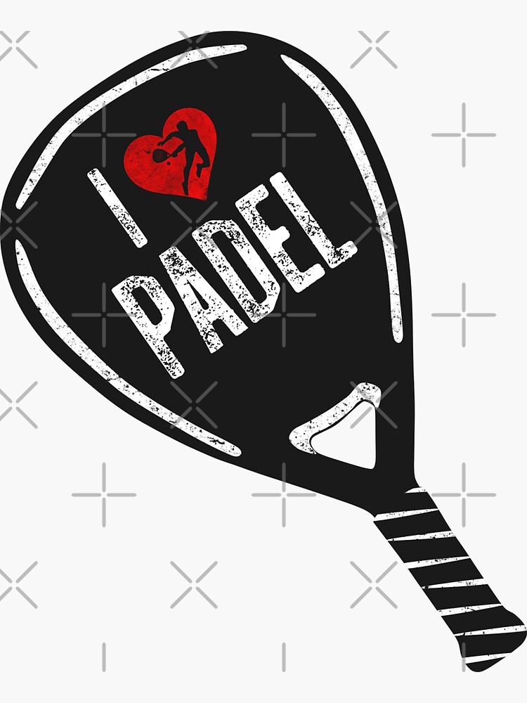 "I Love Padel Funny Paddle Tennis Player Gift for padel lovers" Sticker ...