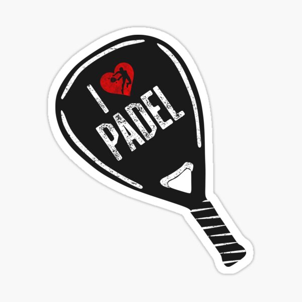 "I Love Padel Funny Paddle Tennis Player Gift for padel lovers" Sticker ...