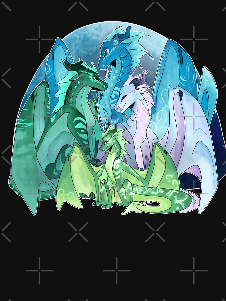 "The royal seawing siblings " T-shirt for Sale by AbyssalSeeker ...