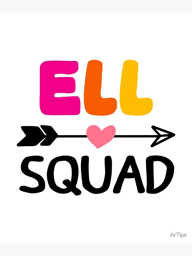 "English language learner squad" Poster for Sale by ArTips | Redbubble
