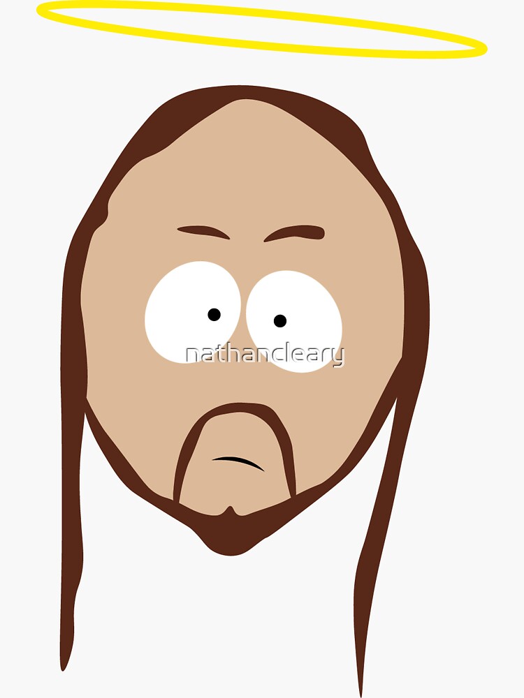 "Jesus" Sticker for Sale by nathancleary | Redbubble