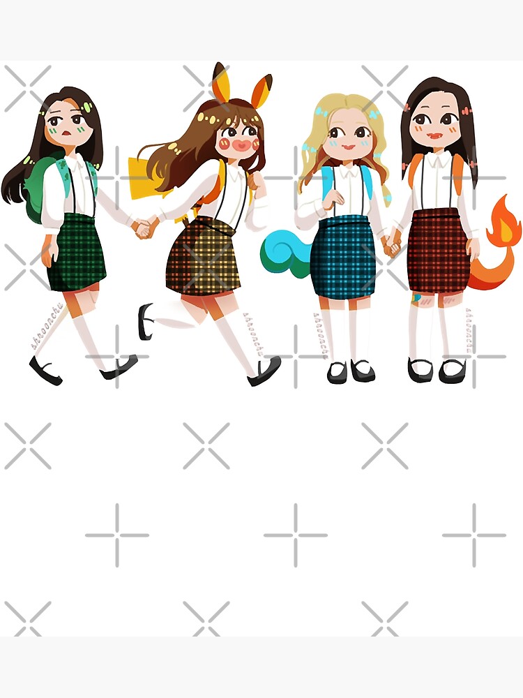 Lámina fotográfica «Loona Band Girl Group Blockberry Creative Revealed ...