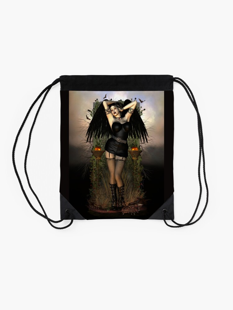 "Gothic Vampiress" Drawstring Bag for Sale by magicalartz | Redbubble