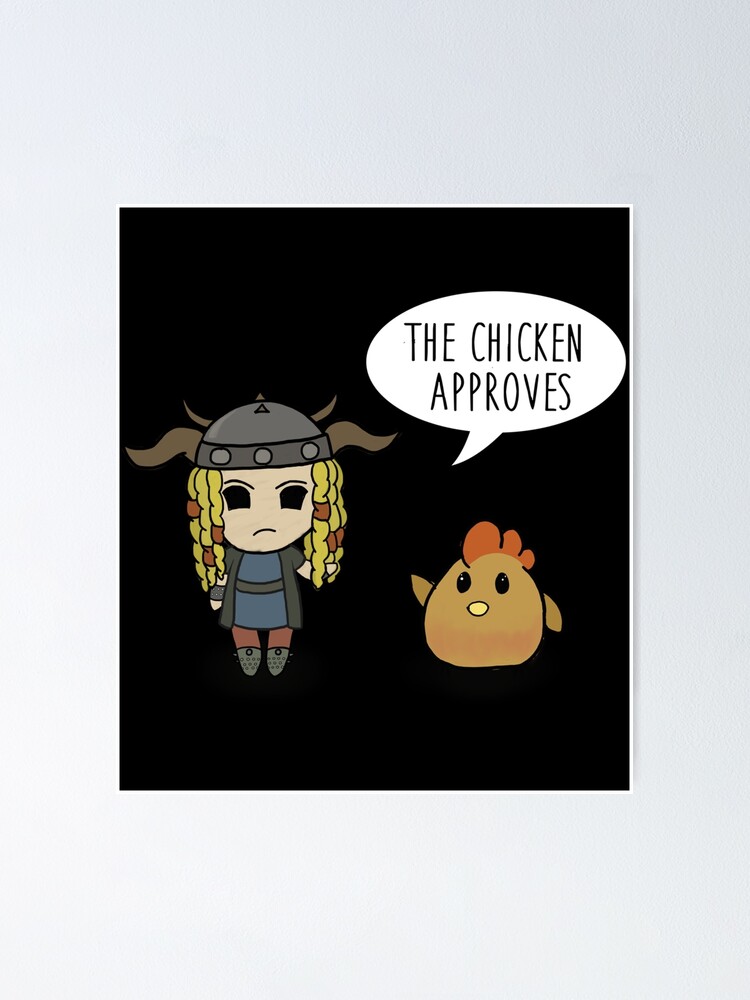 "The Chicken Approves Httyd Race To The Edge Sticker" Poster for Sale ...