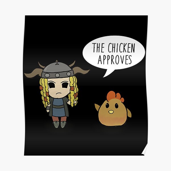 "The Chicken Approves Httyd Race To The Edge Sticker" Poster for Sale ...