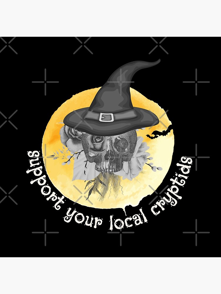 "Support your local cryptids | Moon - Dark version" Poster for Sale by ...