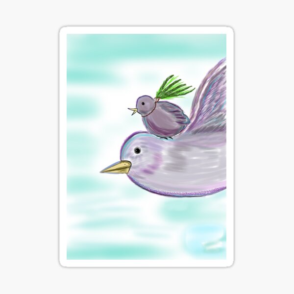 "Fly high" Sticker for Sale by Oviyam | Redbubble