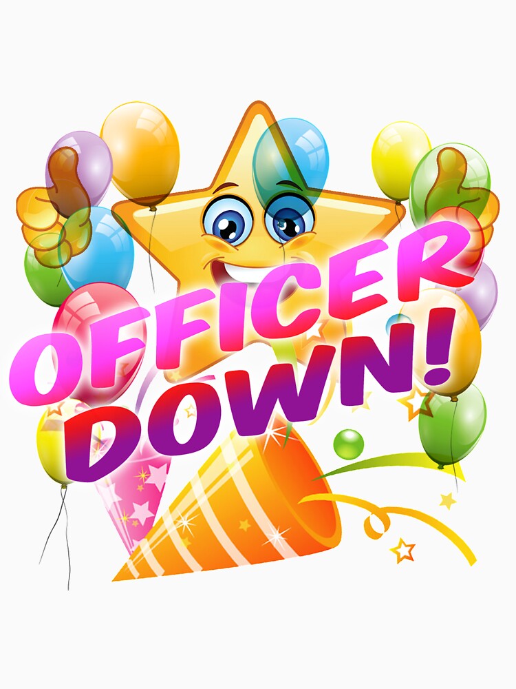 "Officer Down" Essential T-Shirt for Sale by AngelleCake | Redbubble