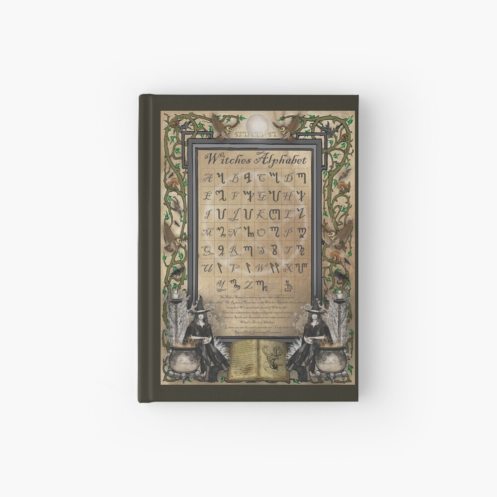 "Witches Alphabet" Journal for Sale by magicalartz | Redbubble
