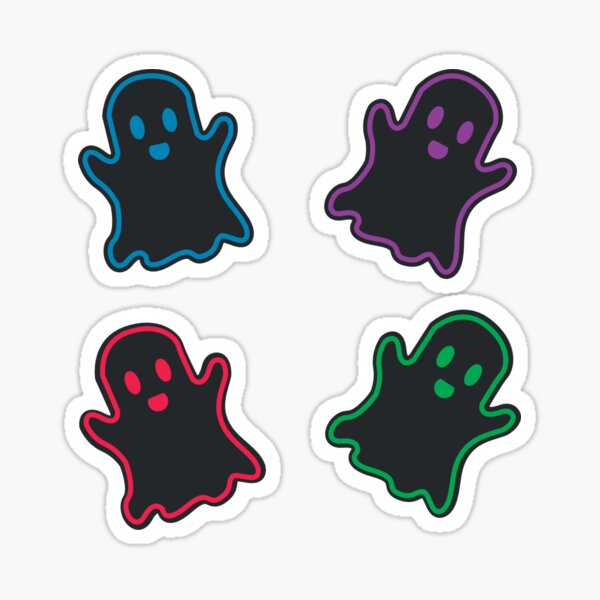 "OOOOOOO.......What a Ghost!" Sticker by OceanBooksArt | Redbubble