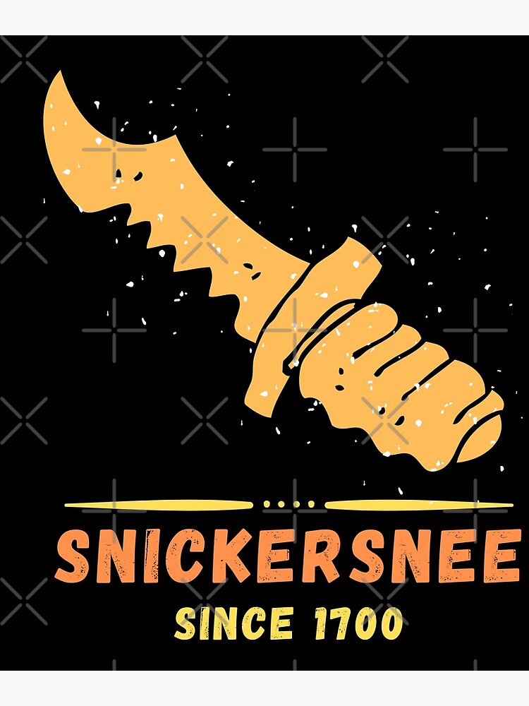 "Snickersnee | The knife" Poster for Sale by rbhu | Redbubble