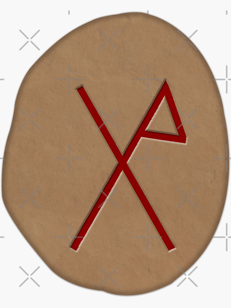 "Happy Marriage Bind Rune" Sticker for Sale by LozMac | Redbubble