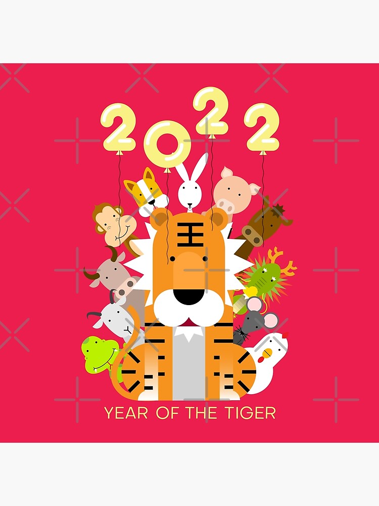 "Chinese Lunar New Year 2022 - Year of the Tiger 2022" Poster for Sale ...