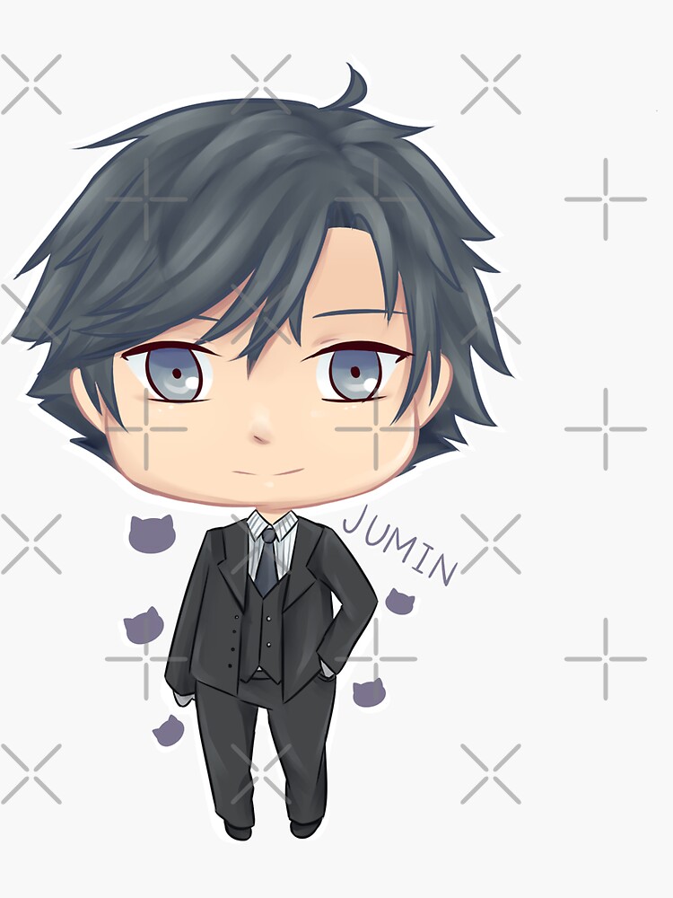 "Mystic Messenger Jumin Han Chibi" Sticker for Sale by BloodyViper13 ...