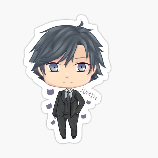 "Mystic Messenger Jumin Han Chibi" Sticker for Sale by BloodyViper13 ...