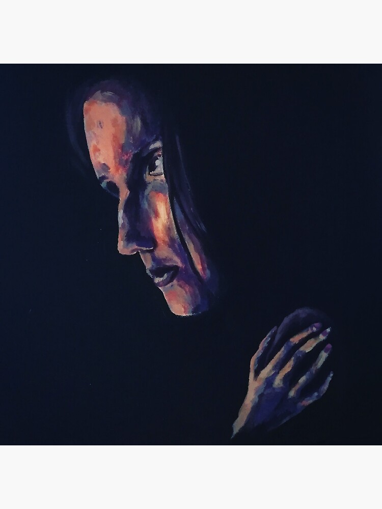 "Ominous Selfportrait" Sticker for Sale by ilfy | Redbubble