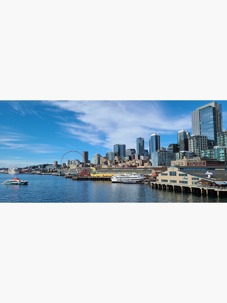 "Seattle skyline " Sticker by Mberra1280 | Redbubble