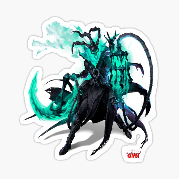 "Thresh" Sticker for Sale by HozaiArt | Redbubble