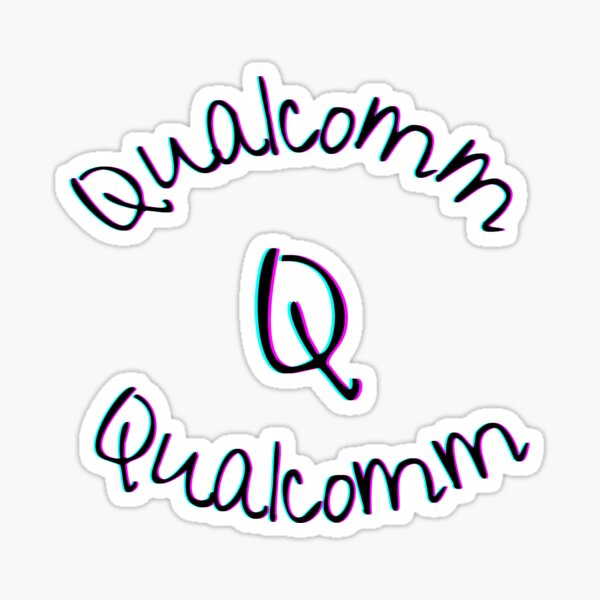 "Qualcomm" Sticker for Sale by Al2am | Redbubble