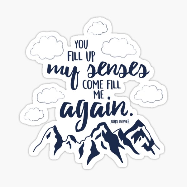 John Denver Stickers | Redbubble