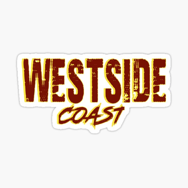 "Westside coast essential" Sticker for Sale by Typodrama | Redbubble