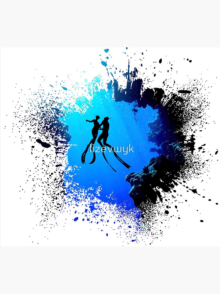 "Why we love Freediving" Sticker for Sale by lizevwyk | Redbubble