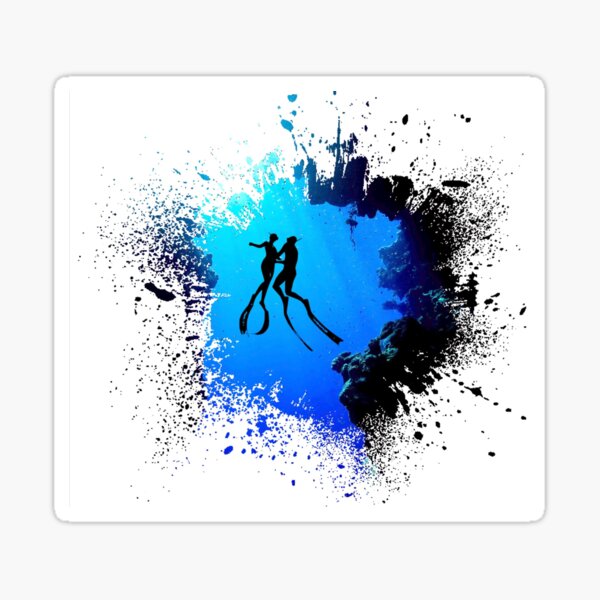 "Why we love Freediving" Sticker for Sale by lizevwyk | Redbubble