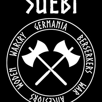 "Suebi Ancient Germanic Tribe" Sticker for Sale by WarlordApparel ...
