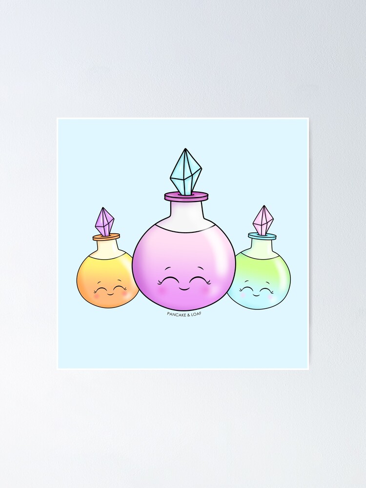 "Happy Potions" Poster for Sale by PancakeAndLoaf | Redbubble