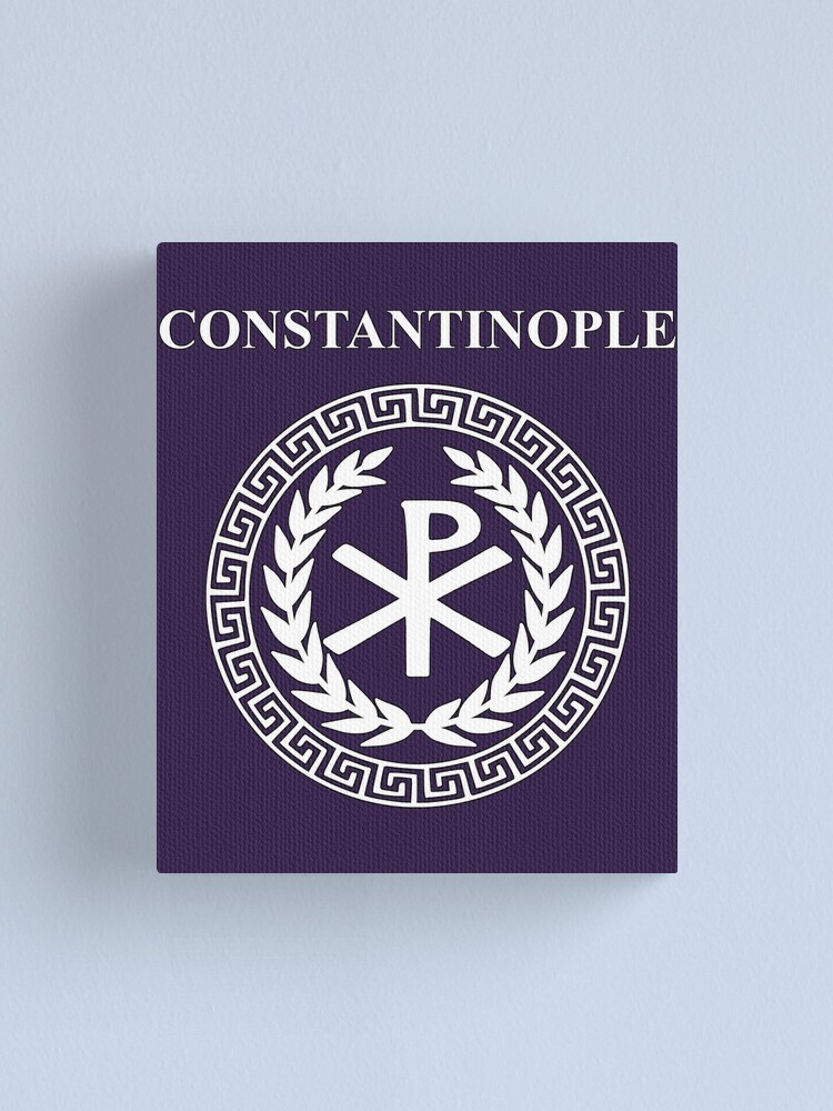 "Constantinople Byzantine Empire Logo" Canvas Print by WarlordApparel ...