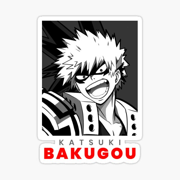 "Katsuki Bakugo BNHA" Sticker by Raitoseji | Redbubble