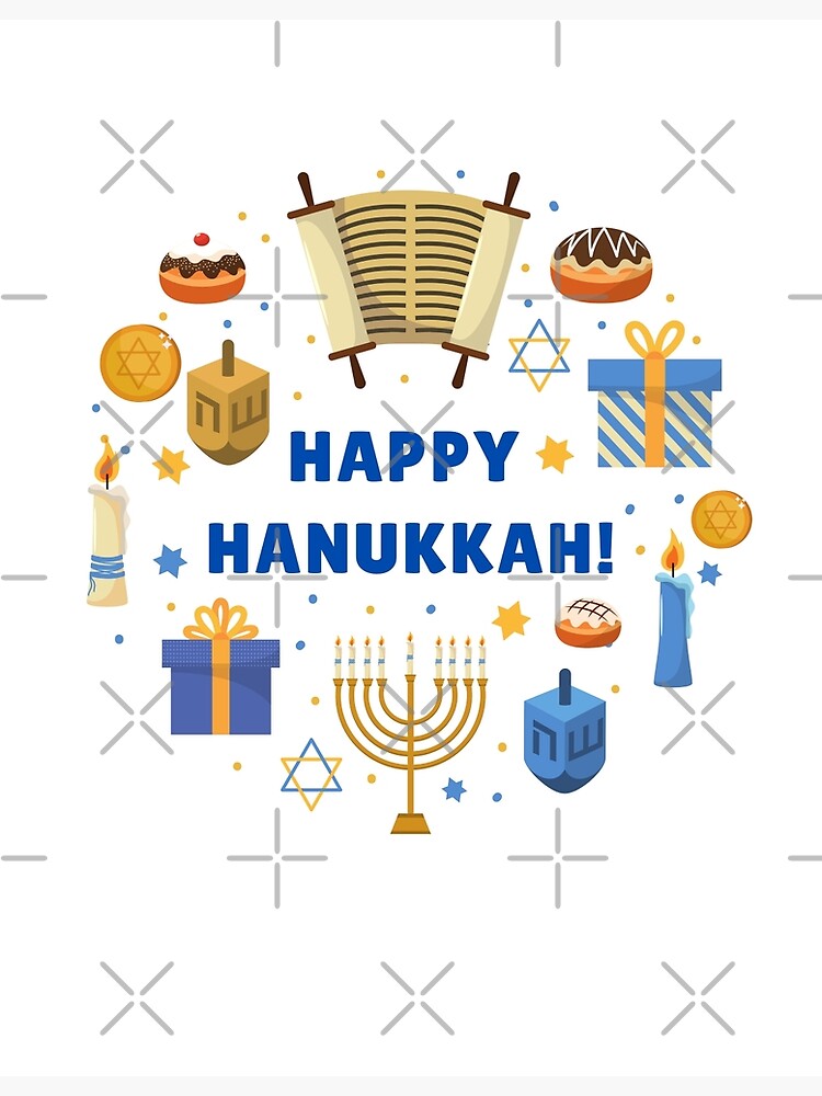Póster «El diseño Happy Hanukkah 1 es una gran idea para un regalo para cualquier persona que ...