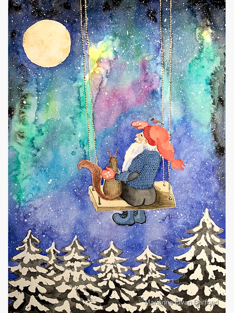 "Christmas Santa Claus Julenisse" Sticker for Sale by Melvan3 | Redbubble