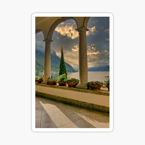 "Terrace" Sticker for Sale by fineartimagery | Redbubble