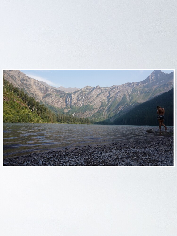 "Avalanche lake " Poster for Sale by Bthomps17 | Redbubble