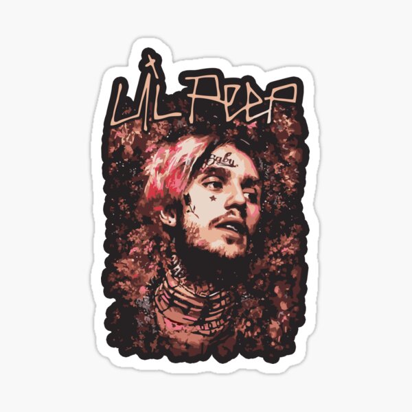 "Lil Peep" Sticker by allonsyx | Redbubble
