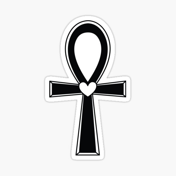 "Ankh Love 03" Sticker by DammonsLLC | Redbubble