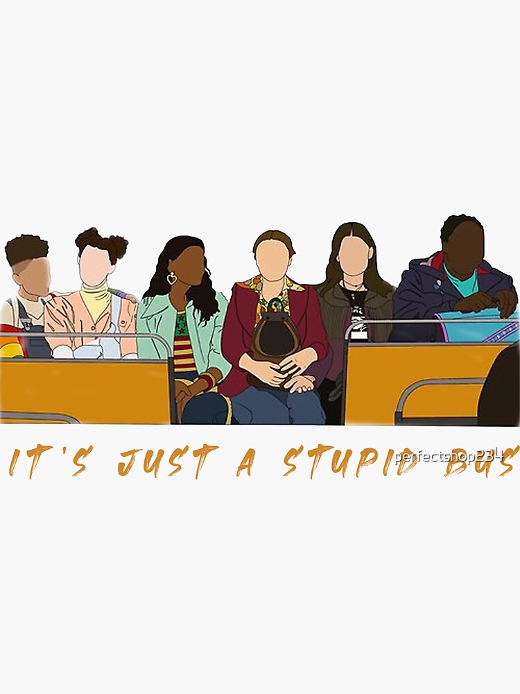 Sex Education Bus Scene Sticker Sticker For Sale By Perfectshop234