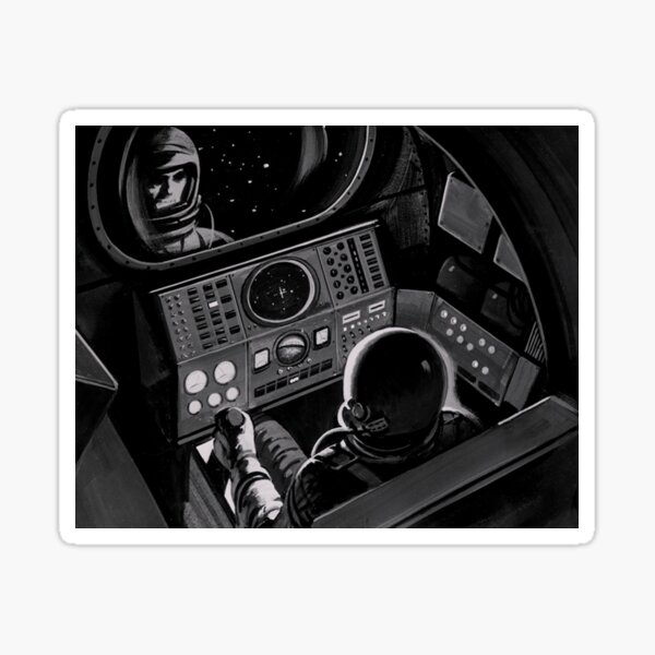 "Spaceman" Sticker by lboisvert | Redbubble