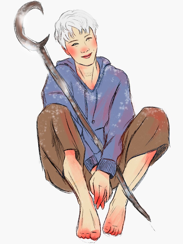 "BTS J-Hope Frost Sticker" Sticker for Sale by thesrtamay | Redbubble